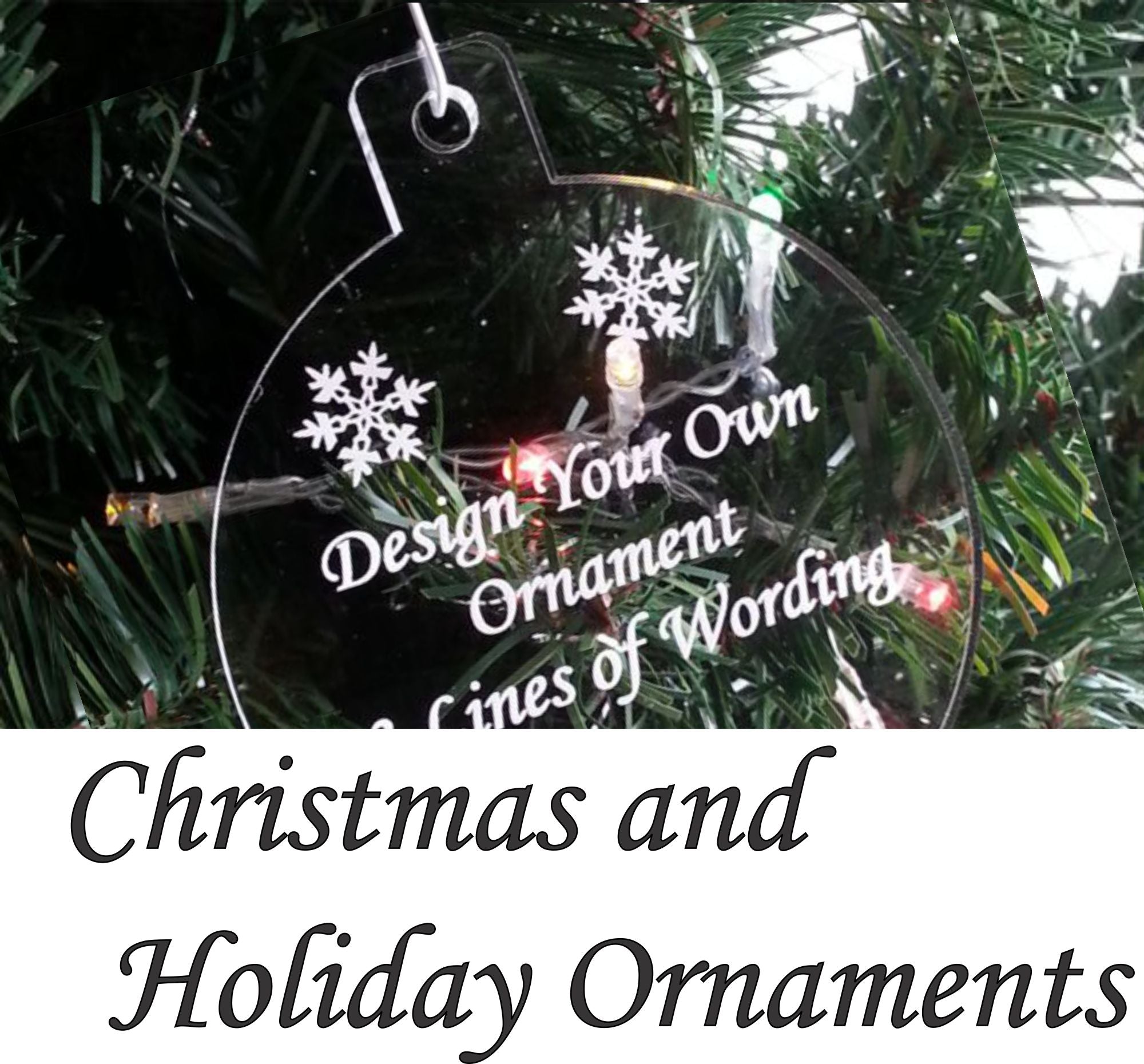 Personalized Christmas & Holiday Ornaments – FinesseLaserDesigns